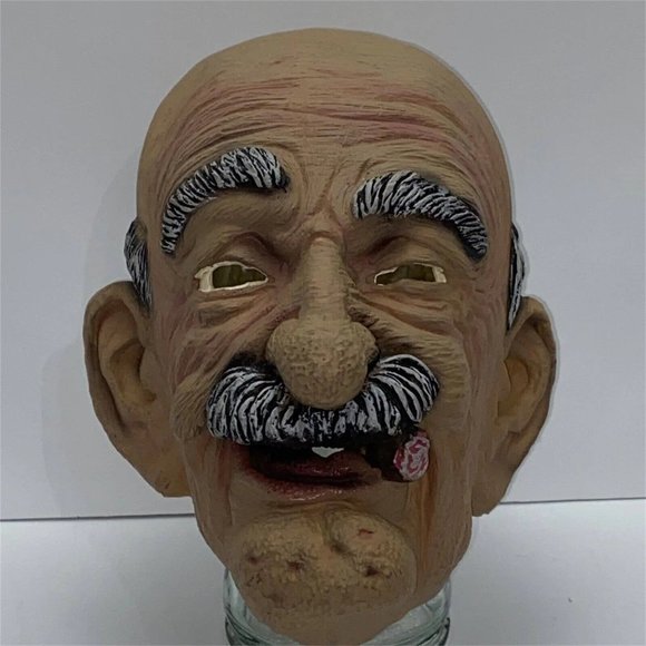 Party Supplies | Vintage Fright Asylum Old Man Drunk Bald Cigar ...
